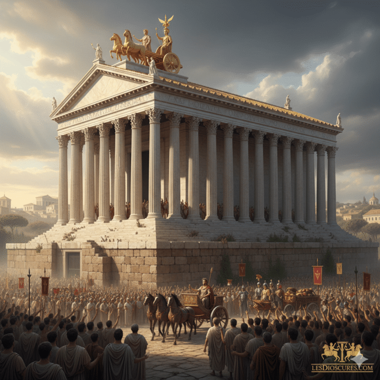 Le Temple de Jupiter Capitolin : Le cœur sacré de Rome - LesDioscures.com